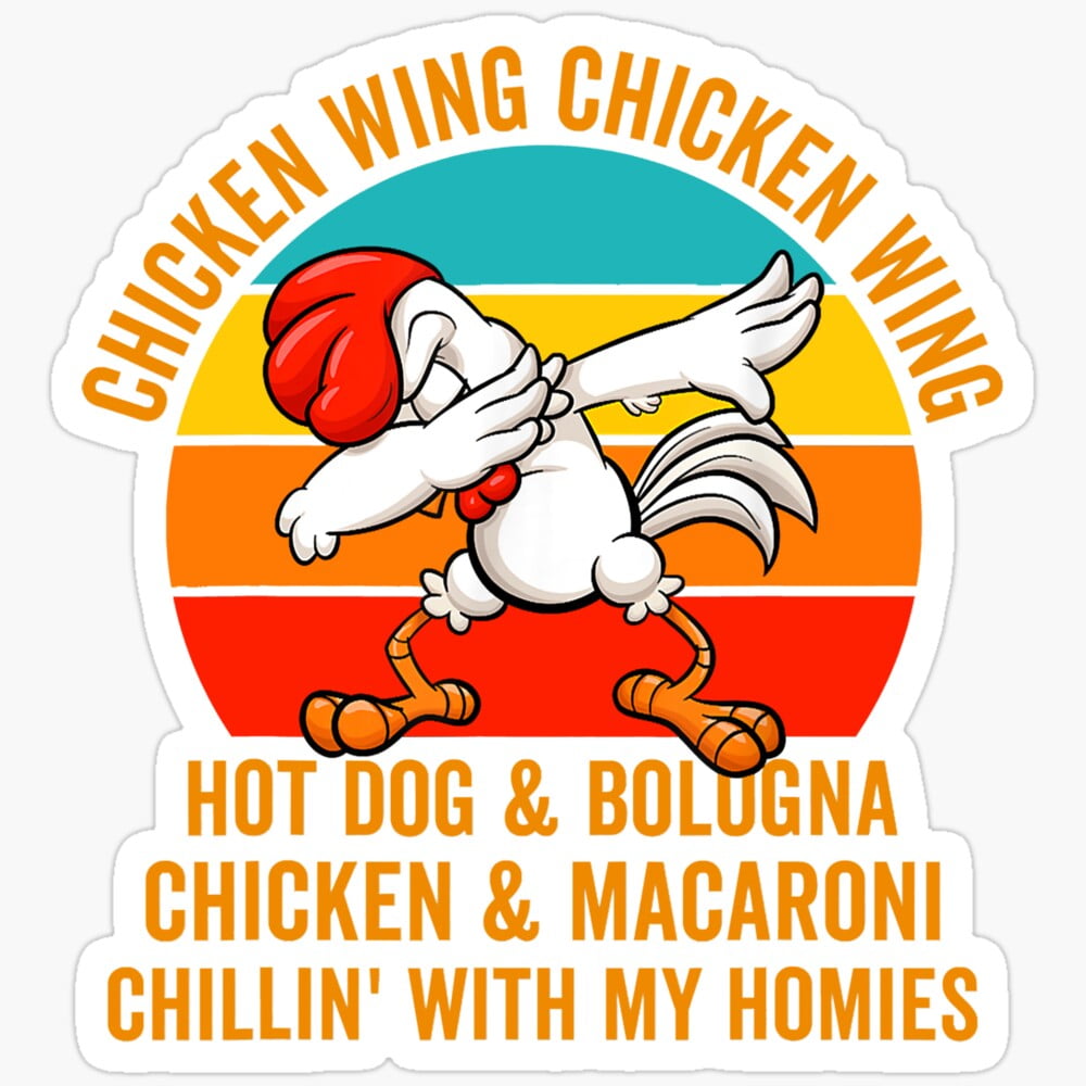 KIRAKIRA Chicken Wing Chicken Wing Sticker, Decorate laptops, water ...