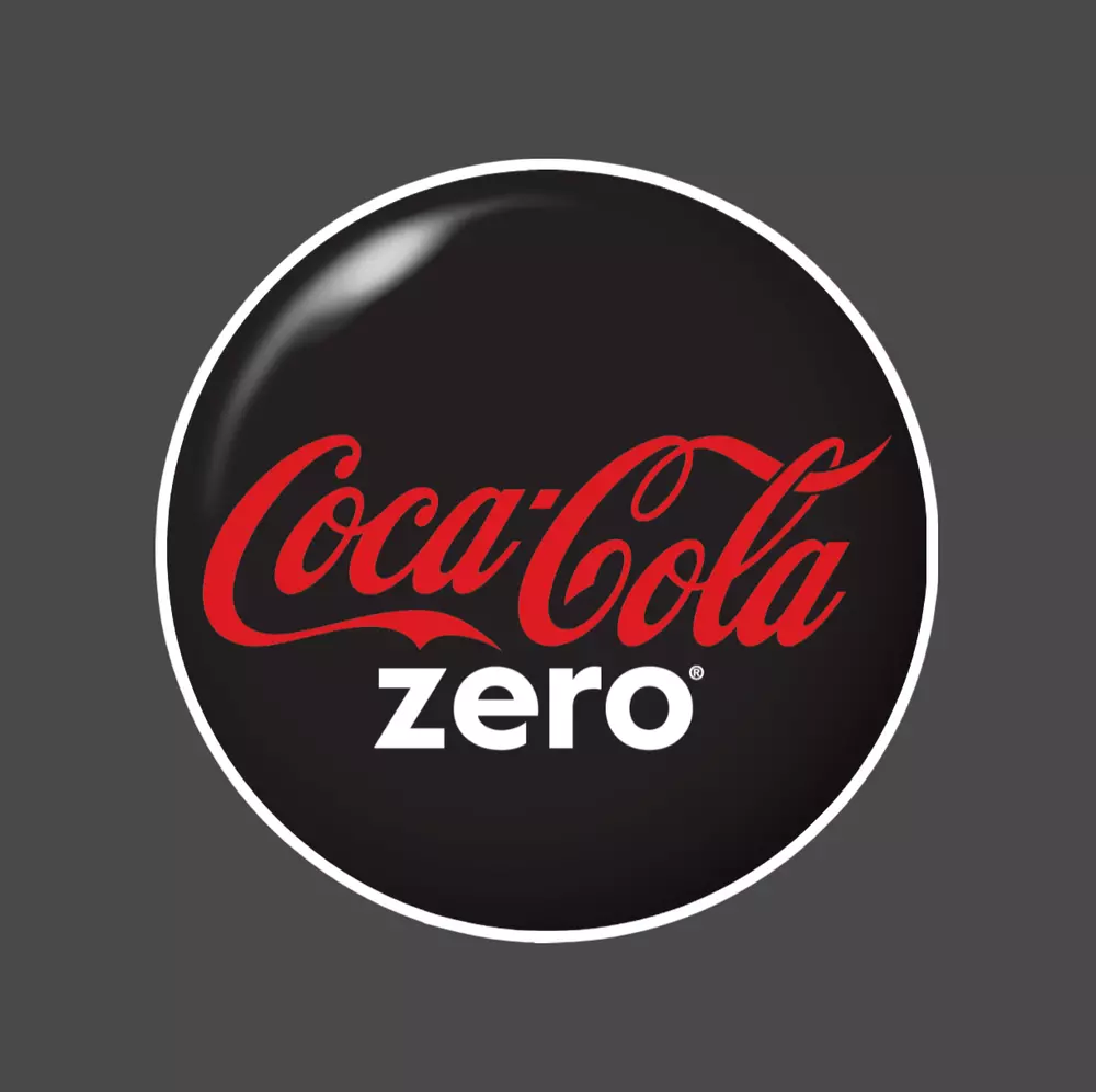 KIRAKIRA Coca Cola Zero Sticker - Walmart.com