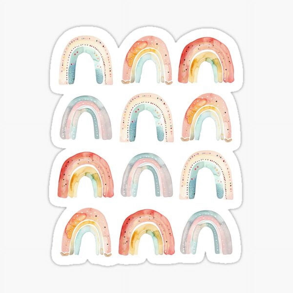 KIRAKIRA Colorful Rainbow Stickers Sticker - Walmart.com