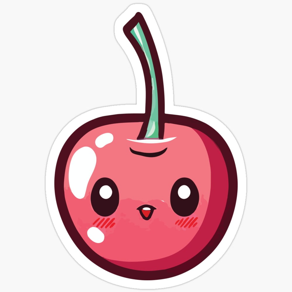 KIRAKIRA Cute Cherry Halloween Christmas Costume Fruit Face Sticker ...
