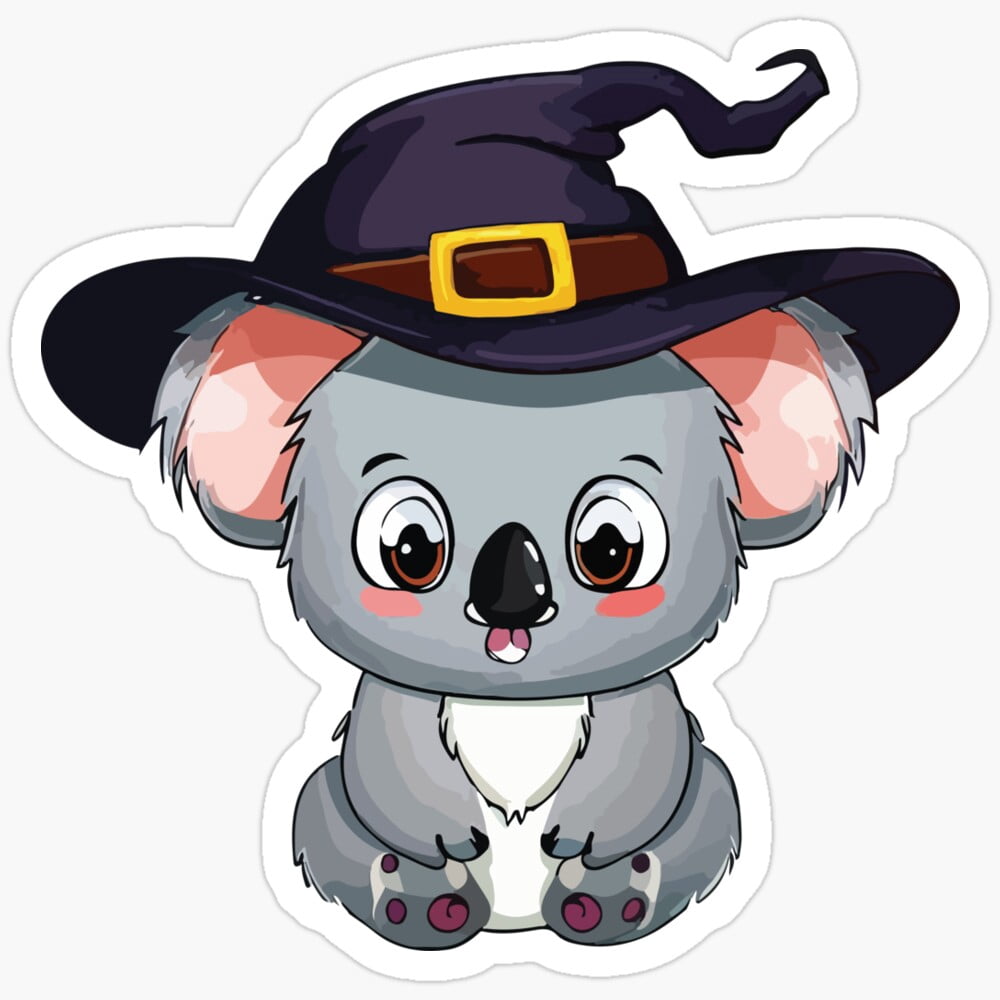 KIRAKIRA Cute Koala Halloween Christmas Costume Animal Witch Hat ...