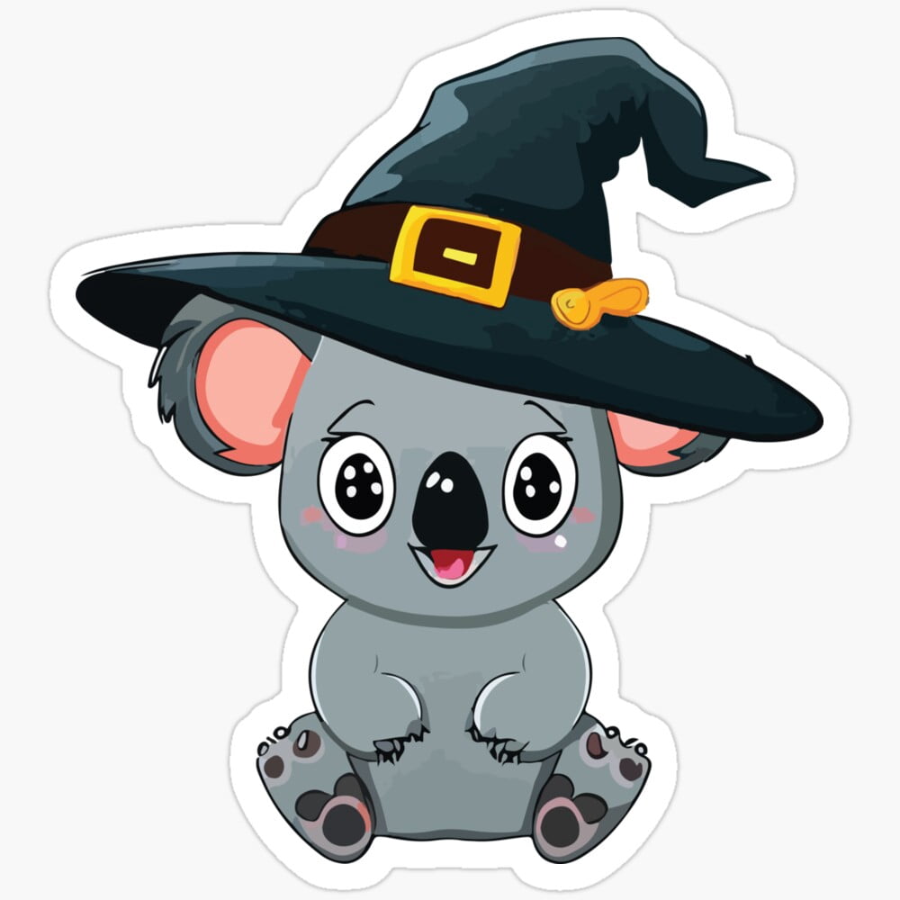 KIRAKIRA Cute Koala Halloween Christmas Costume Animal Witch Hat ...