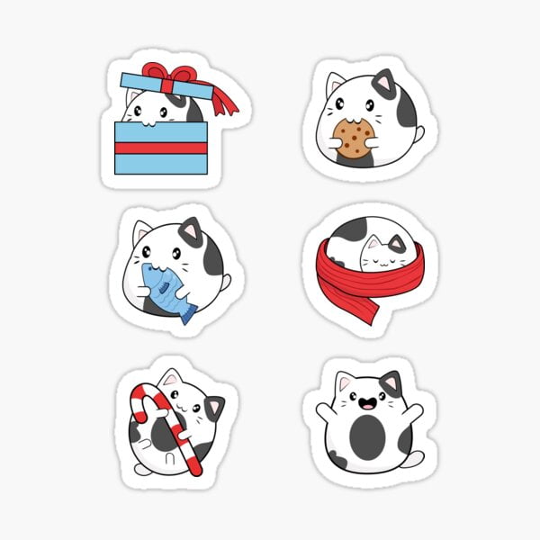 KIRAKIRA Cute cats sticker pack, Love you sticker, Cute cat, Valentines ...