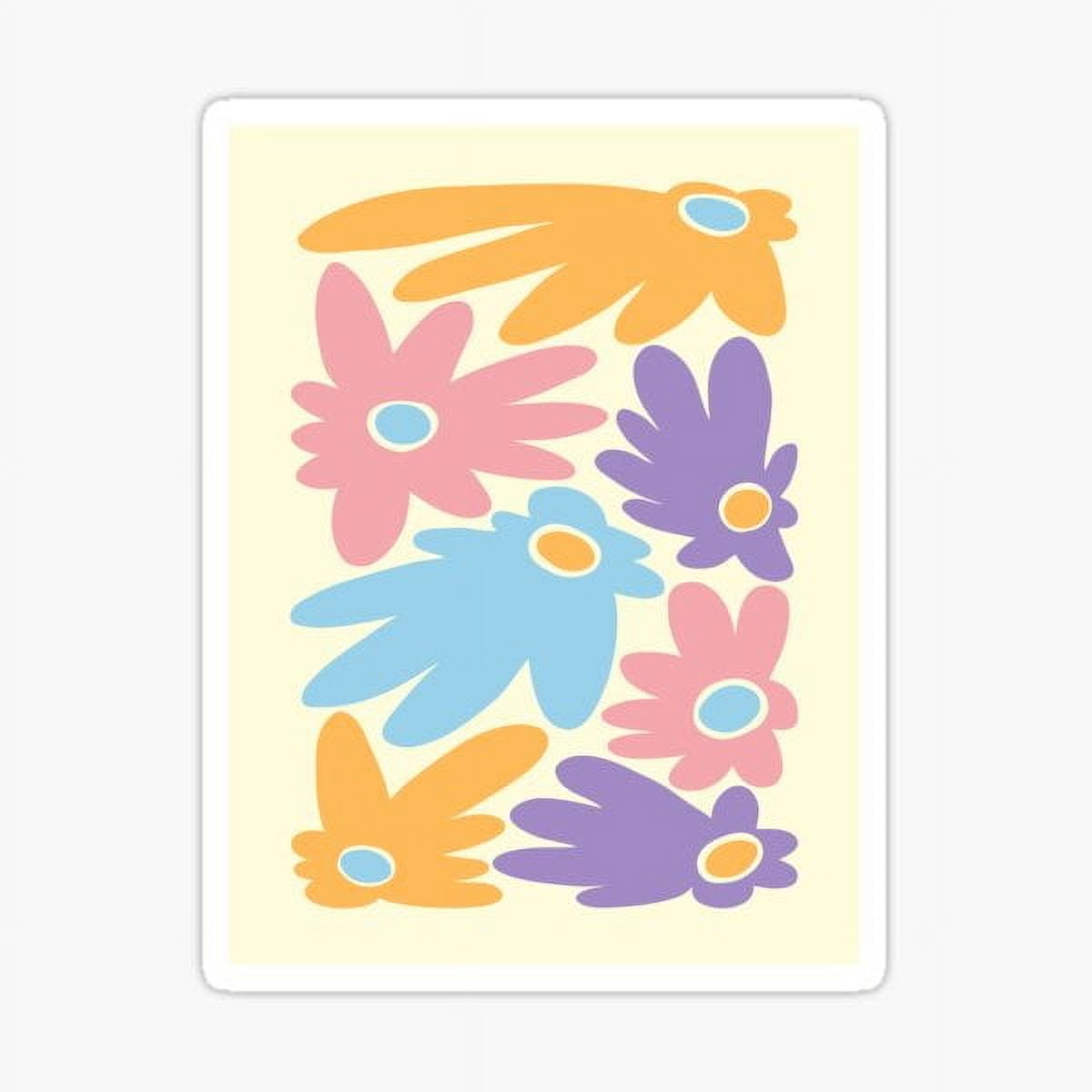 KIRAKIRA Cute colorful flowers, Floral art, Groovy abstract flowers ...