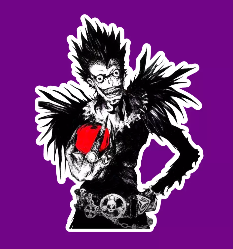 KIRAKIRA Death Note Ryuk Sticker - Walmart.com