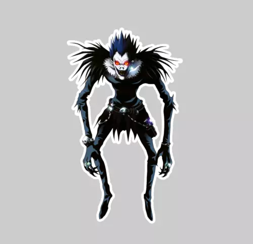 KIRAKIRA Death Note Ryuk Sticker - Walmart.com