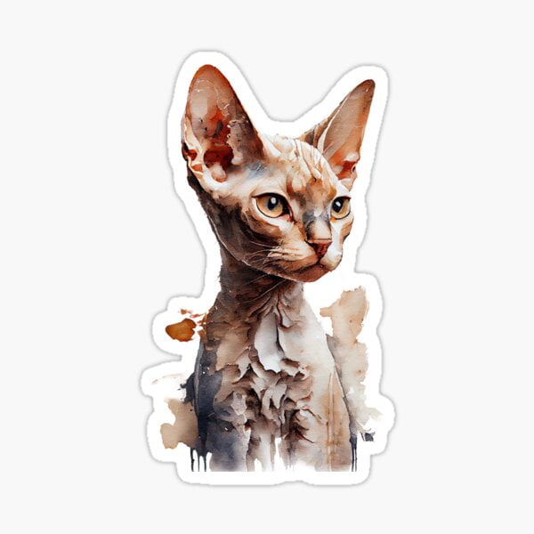 KIRAKIRA Devon Rex Sticker - Walmart.com