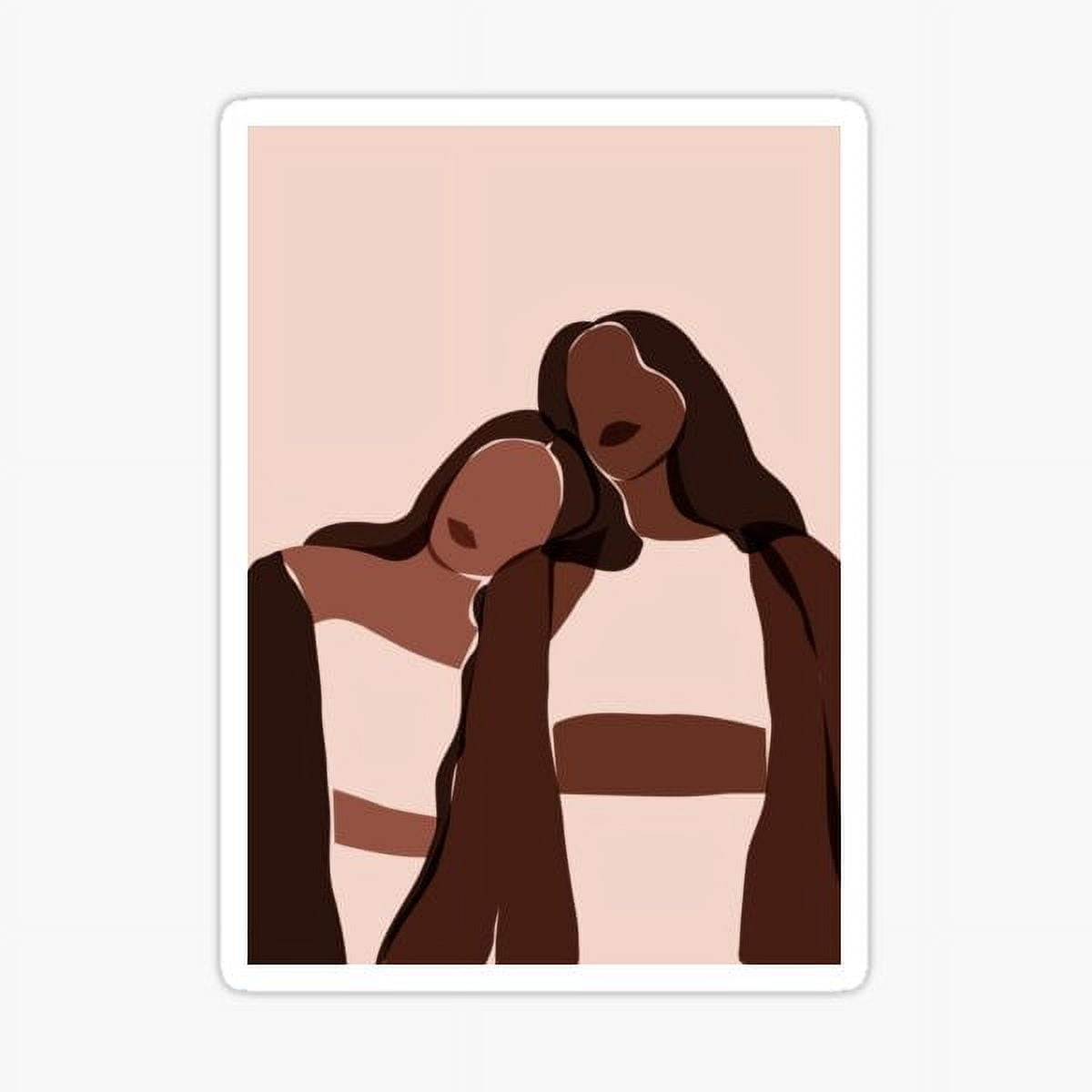 KIRAKIRA Diversity art print, Friends art, Different skin tones, Woman ...