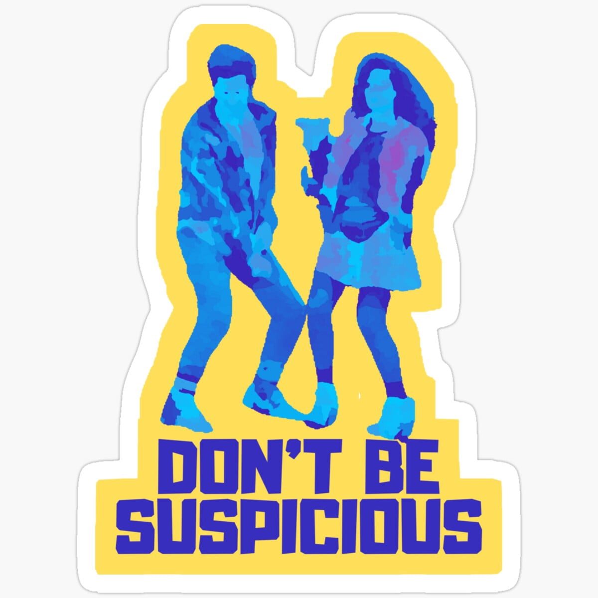 KIRAKIRA Don'T Be Suspicious! Sticker. Gift For You - Decorate Laptops ...