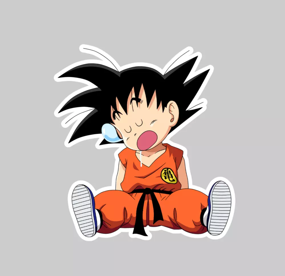 KIRAKIRA Dragon Ball Z Goku Sticker - Walmart.com
