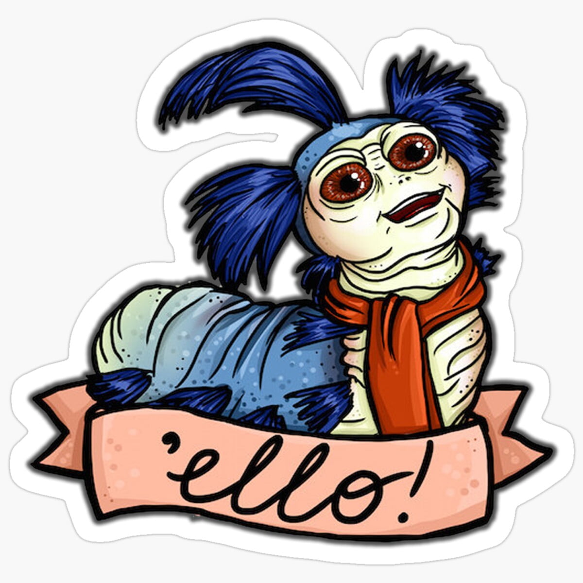 KIRAKIRA Ello - Labyrinth Worm Sticker. Gift For You - Decorate Laptops ...