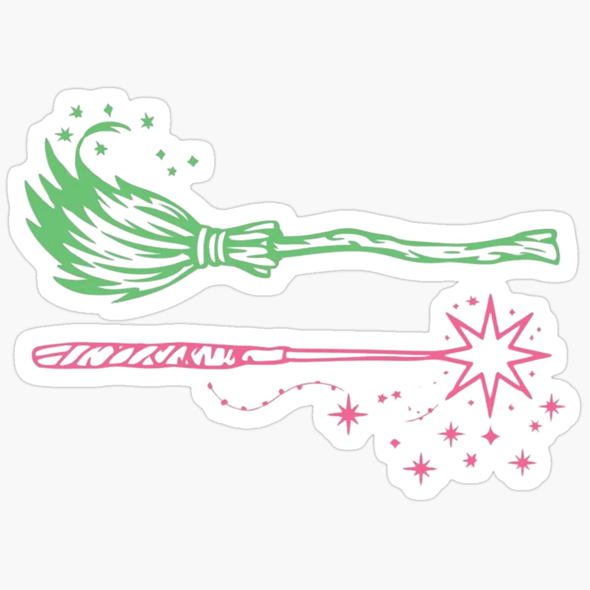 KIRAKIRA Elphaba And Glinda Sticker. Gift For You - Decorate Laptops ...