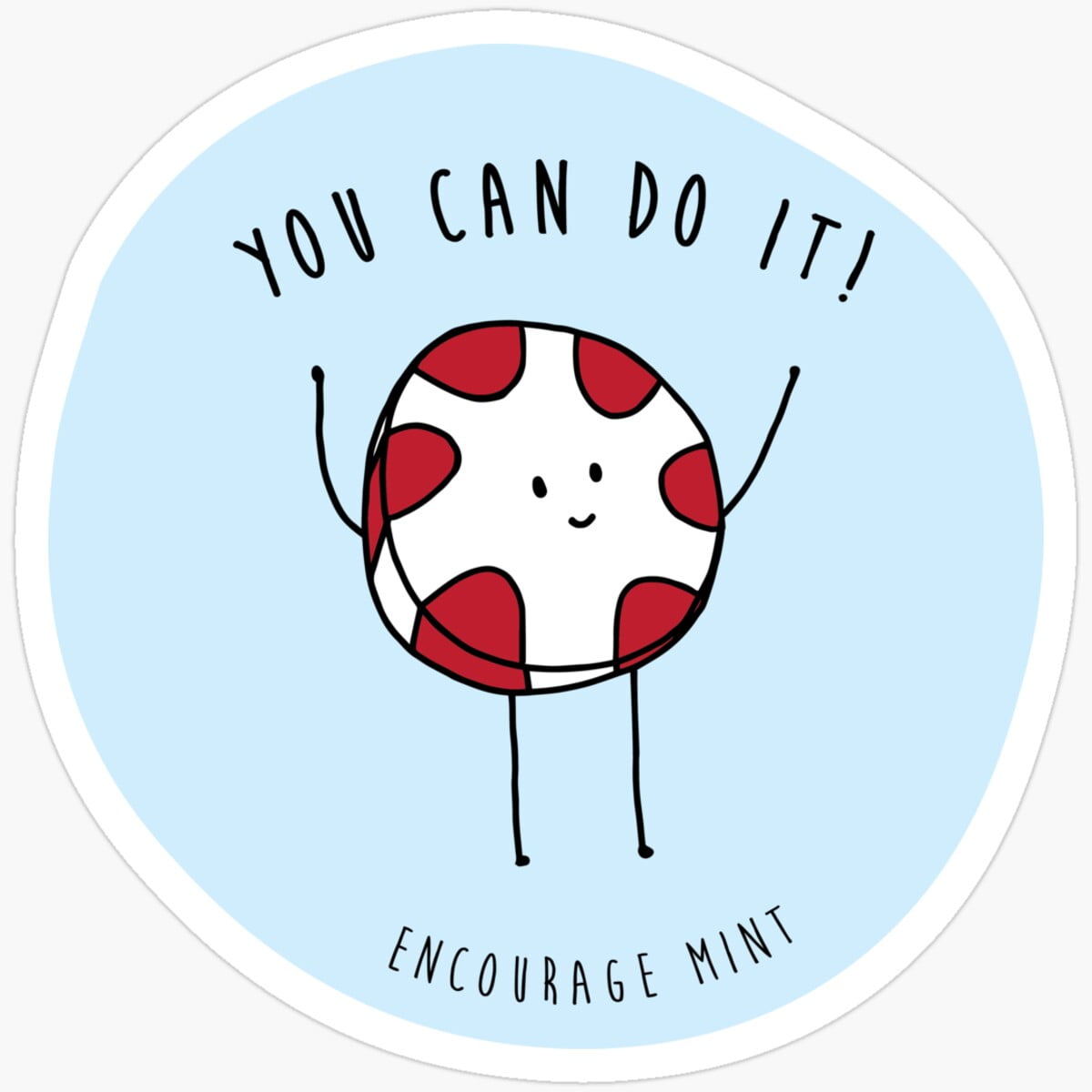 KIRAKIRA Encourage Mint Sticker. Gift For You - Decorate Laptops, Water ...