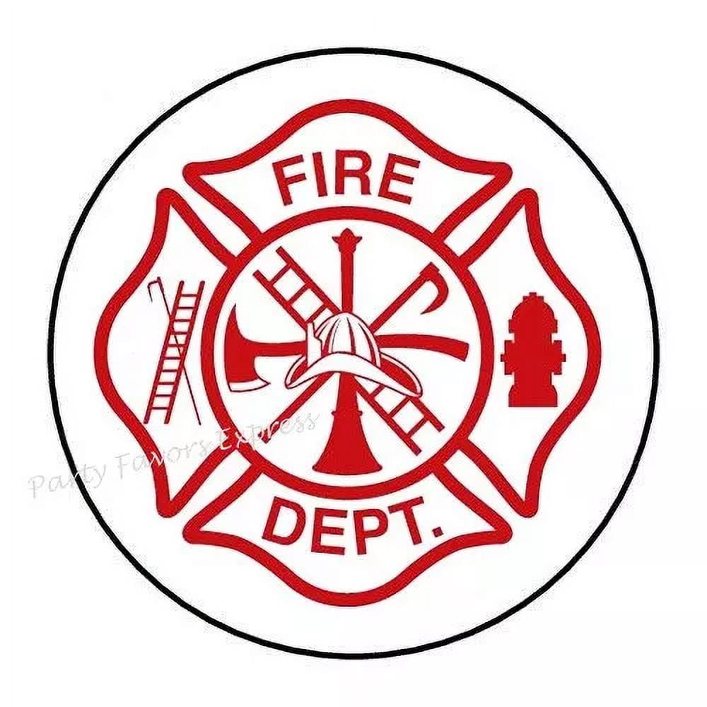 KIRAKIRA FIRE DEPARTMENT FIREMAN Decor STICKERS for Bottles, Laptops ...