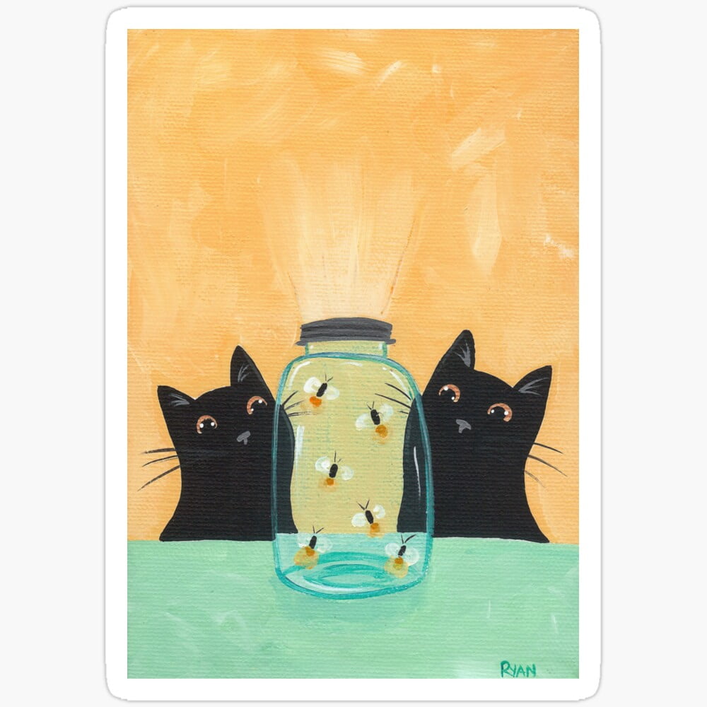 KIRAKIRA Fireflies in the Mason Jar Sticker. Single, trio, or squad — Collect them all ...