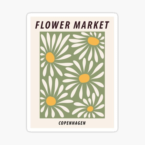 KIRAKIRA Flower market , Copenhagen, s aesthetic, Flower art, Chamomile ...