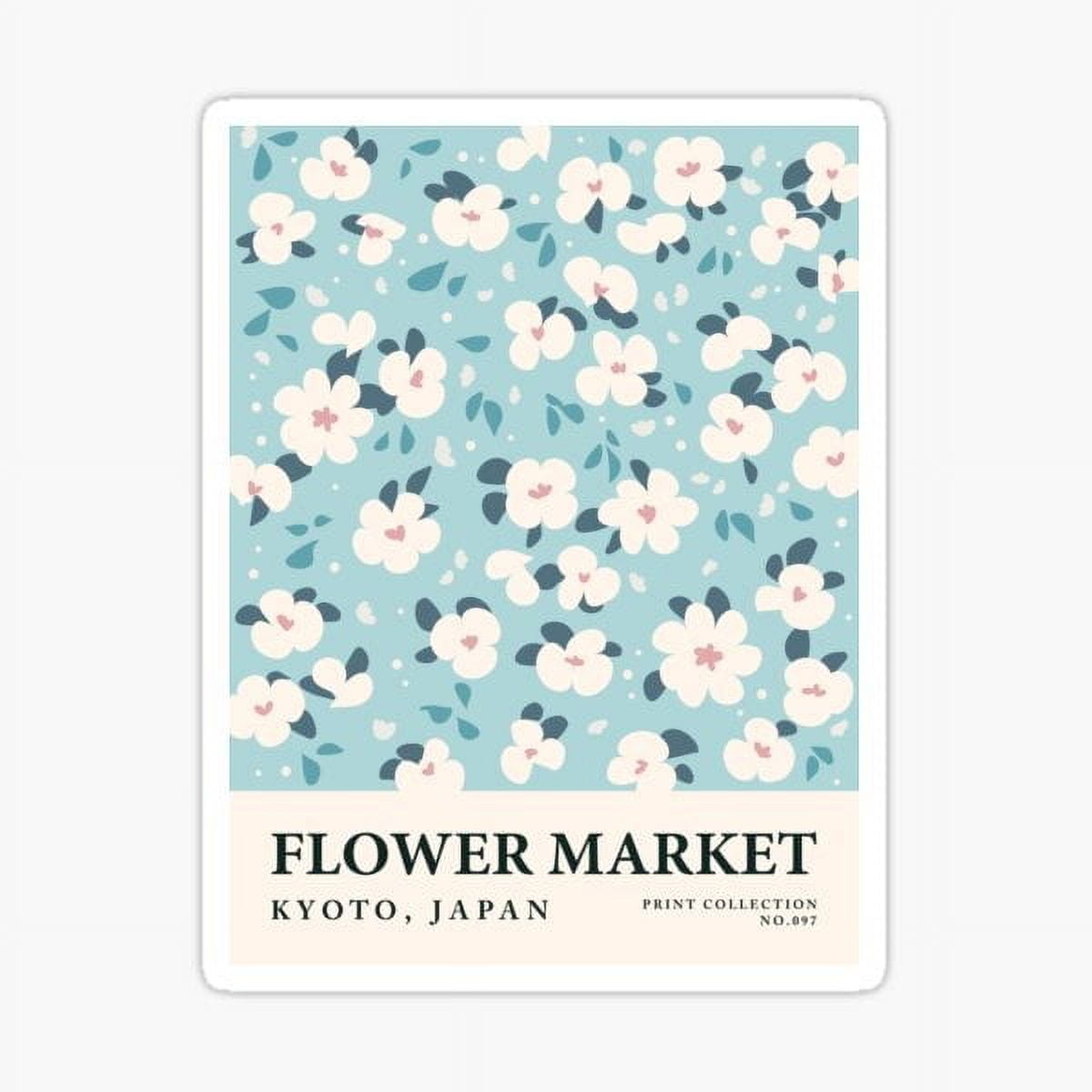KIRAKIRA Flower market, Kyoto, Japan, Cute blue flowers art, Neutral ...