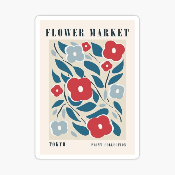 KIRAKIRA Flower market print, Tokyo, Museum , s aesthetic, Flower art ...