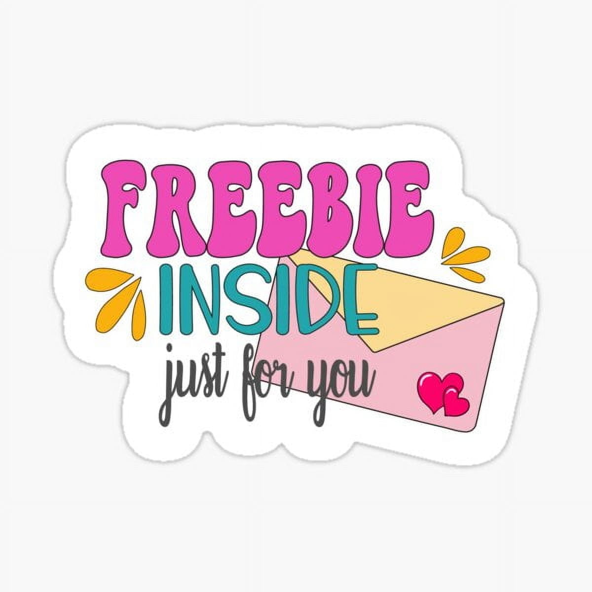 KIRAKIRA Freebie inside just for you Sticker - Walmart.com