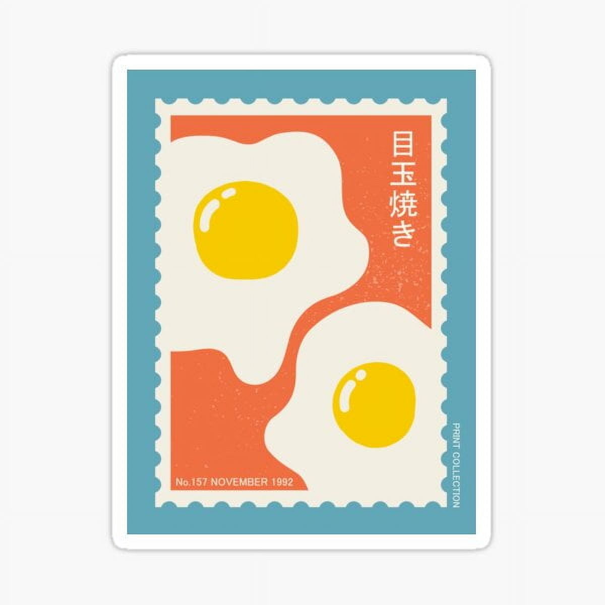 KIRAKIRA Fried egg art, Japanese , Retro 90s stamp, s aesthetic ...