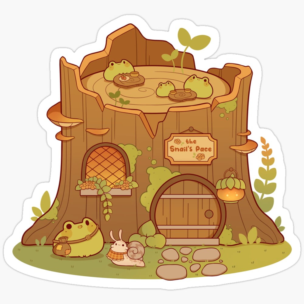 KIRAKIRA Frog tavern Sticker. Single, trio, or squad — Collect them all ...