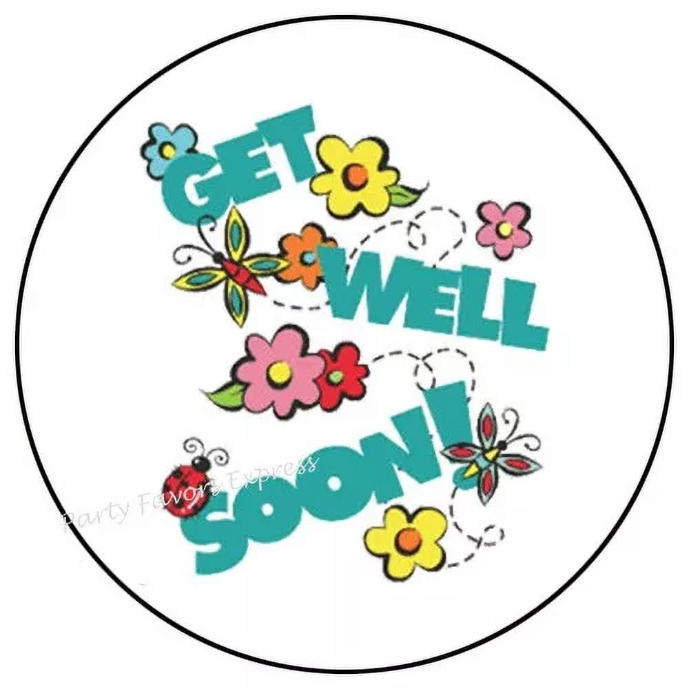 KIRAKIRA GET WELL SOON PARTY FAVORS STICKERS - Walmart.com