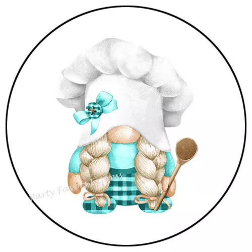 KIRAKIRA GNOME GIRL COOKING BAKING CHEF STICKERS PARTY FAVORS - Walmart.com