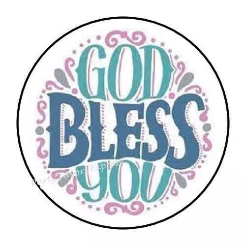 KIRAKIRA GOD BLESS YOU PARTY FAVORS STICKERS - Walmart.com