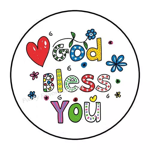 KIRAKIRA GOD BLESS YOU PARTY FAVORS STICKERS - Walmart.com