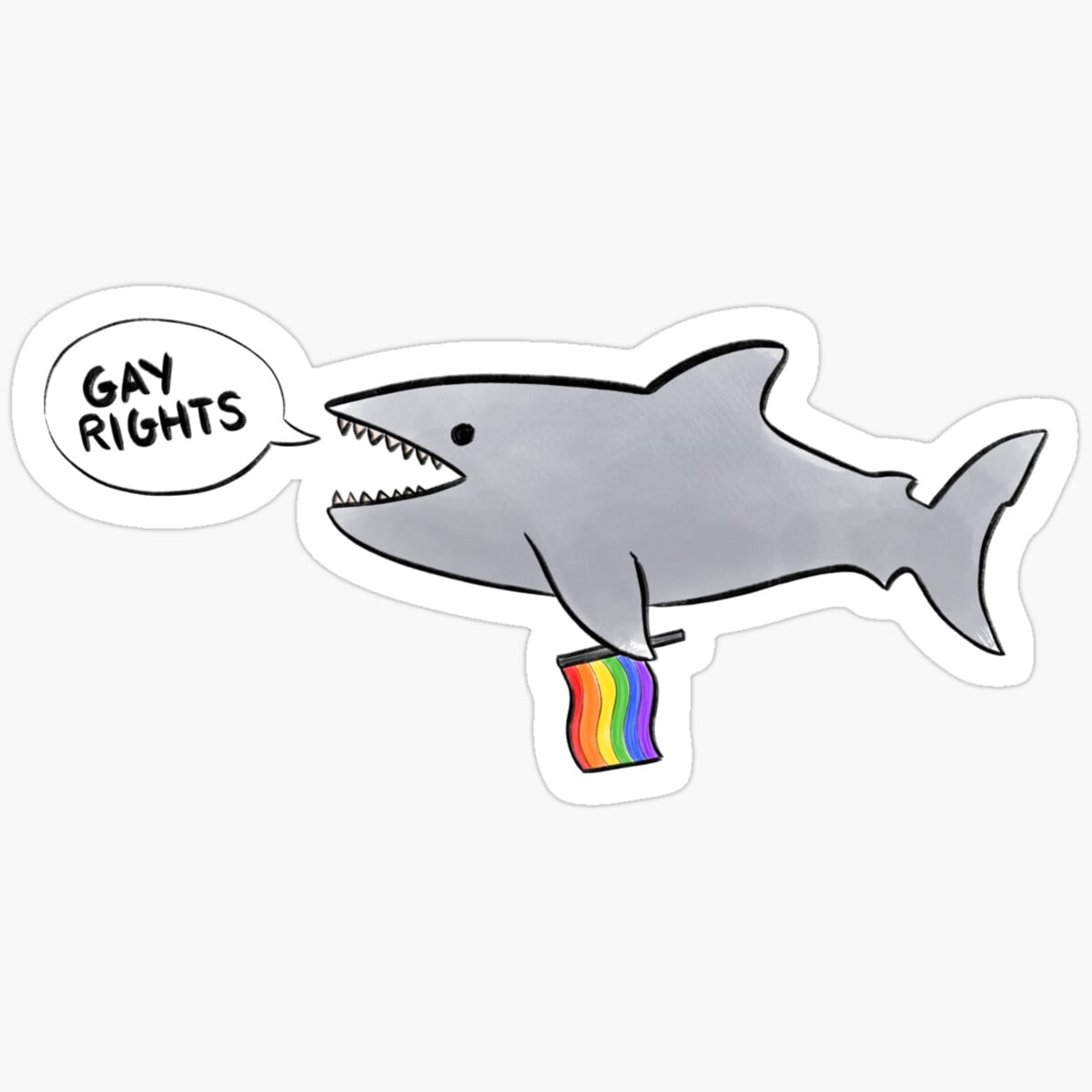 KIRAKIRA Gay Rights Sticker. Gift For You - Decorate Laptops, Water ...