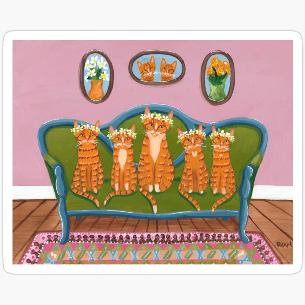 KIRAKIRA Ginger Family Portrait Sticker. Single, trio, or squad ...