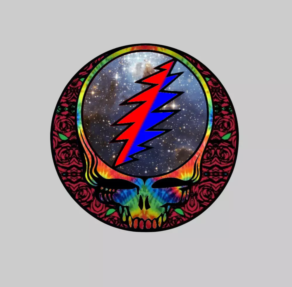 KIRAKIRA Grateful Dead Sticker - Walmart.com