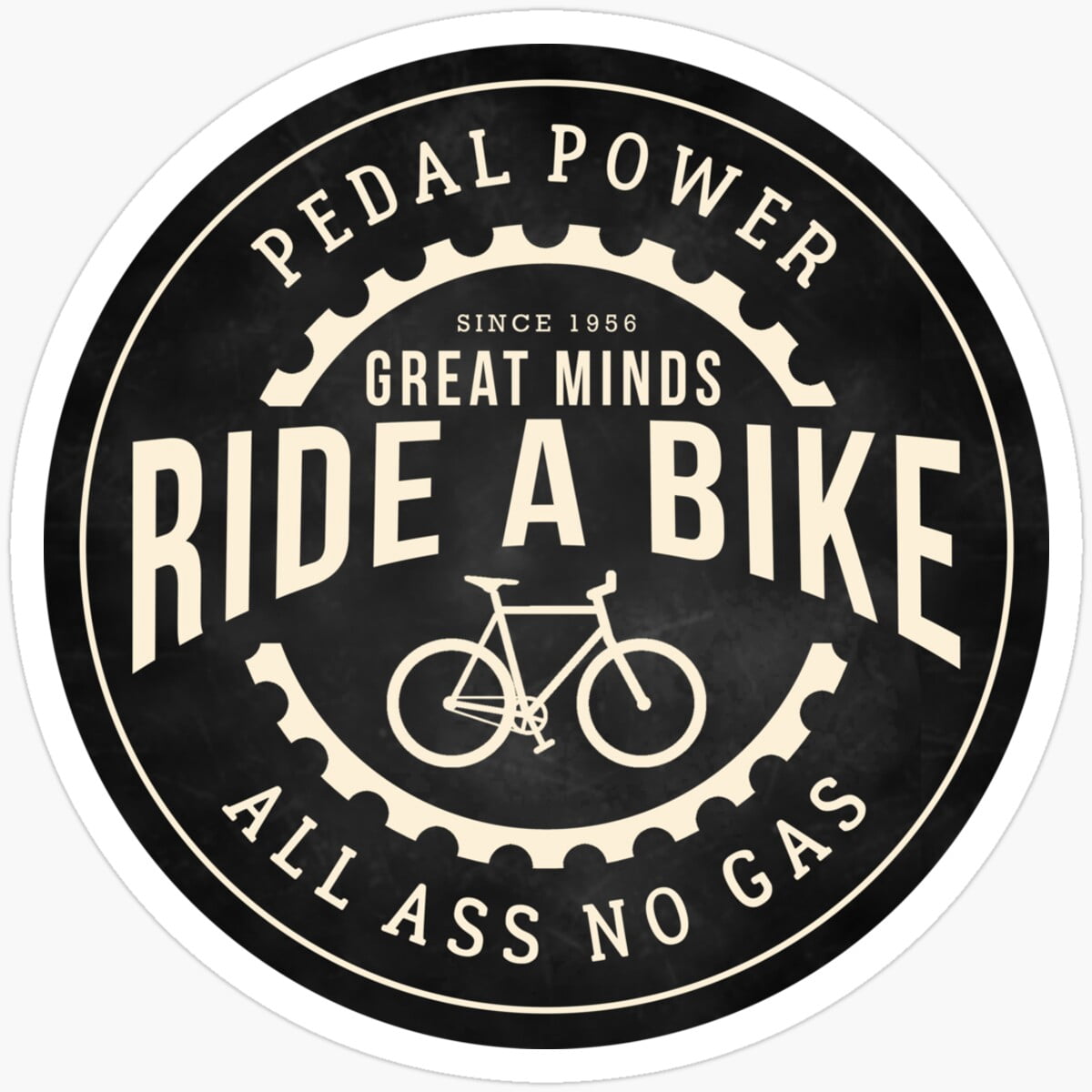 KIRAKIRA Great Minds Ride A Bike Sticker. Gift For You - Decorate ...