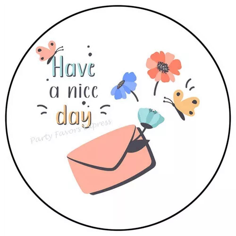 KIRAKIRA HAVE A NICE DAY STICKERS PARTY FAVORS - Walmart.com