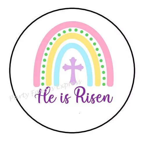 KIRAKIRA HE IS RISEN EASTER CROSS PARTY FAVORS STICKERS - Walmart.com