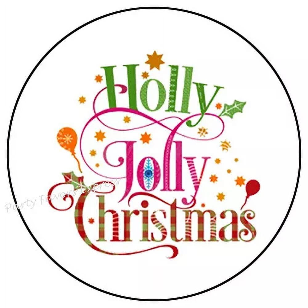 KIRAKIRA HOLLY JOLLY CHRISTMAS STICKERS PARTY FAVORS - Walmart.com