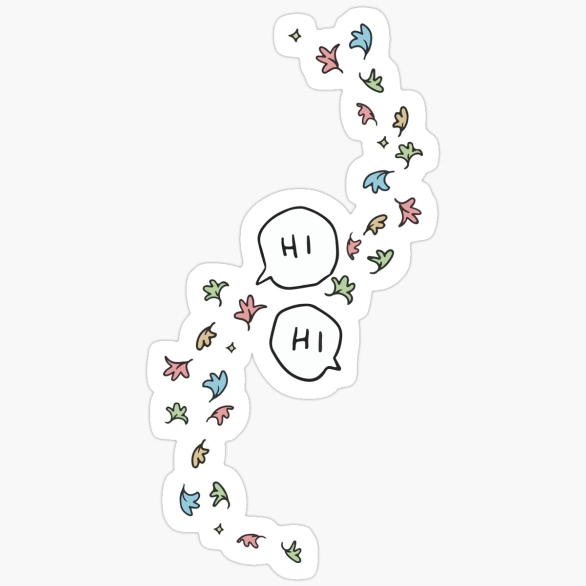 KIRAKIRA Hi Heartstopper Sticker. Gift For You - Decorate Laptops ...