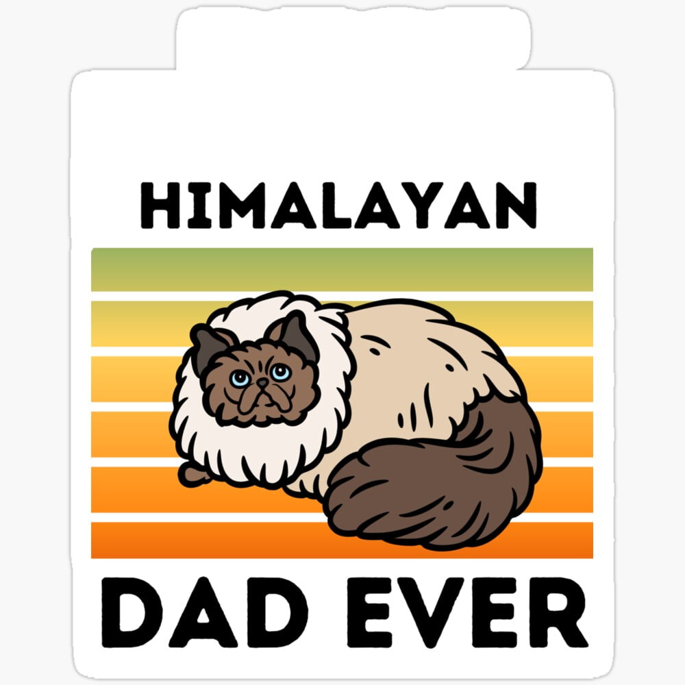 KIRAKIRA Himalayan Cat Dad Lovers , Fathers Day Gift For Himalayan ...