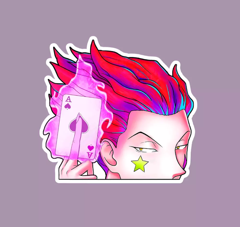 KIRAKIRA Hunter x Hunter Hisoka Morow Sticker - Walmart.com