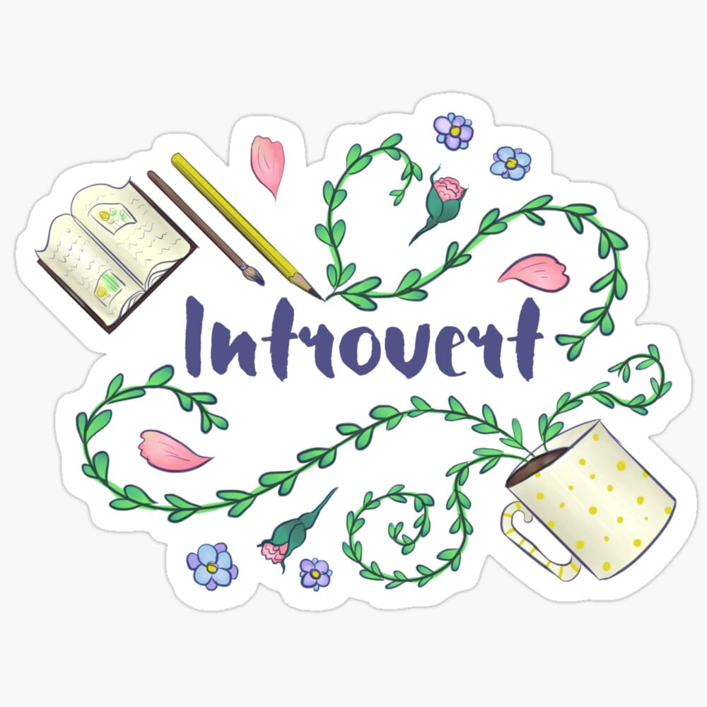 KIRAKIRA Introvert Sticker. Single, trio, or squad — Collect them all ...