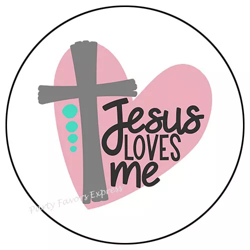 KIRAKIRA JESUS LOVES ME STICKERS PARTY FAVORS - Walmart.com