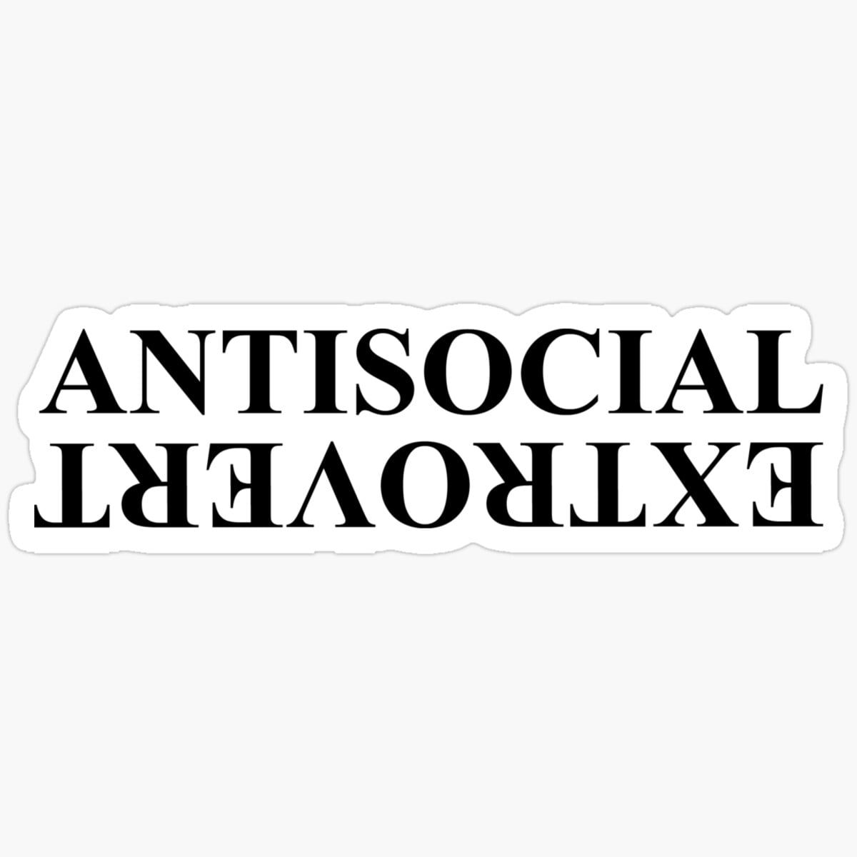 KIRAKIRA Kendrick Lamar Anti Social Extrovert Sticker. Gift For You ...