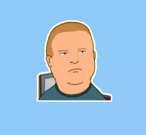 KIRAKIRA King of the Hill Bobby Hill Sticker - Walmart.com