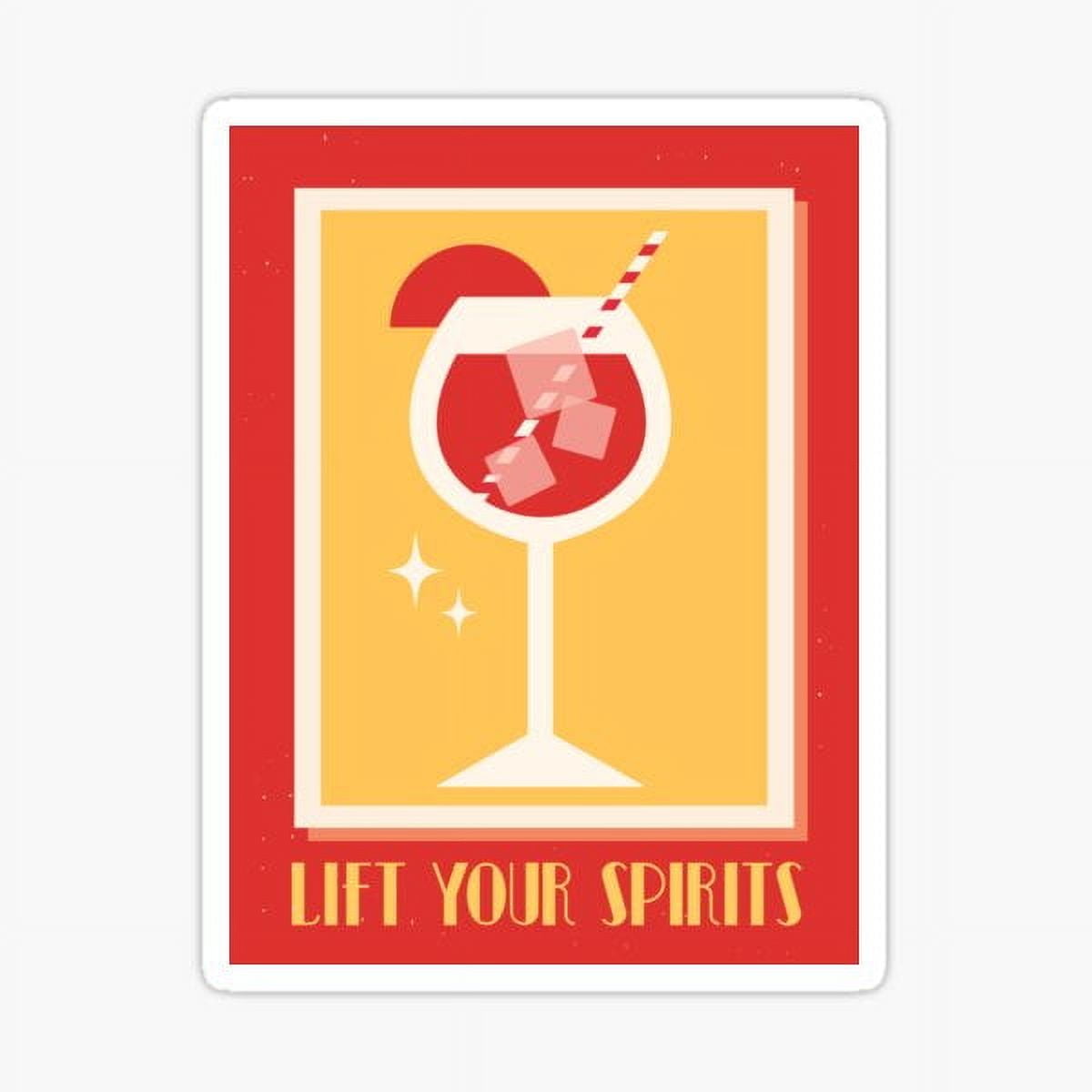 KIRAKIRA Lift your spirits, Aperol Spritz, Cocktail art, Retro print ...