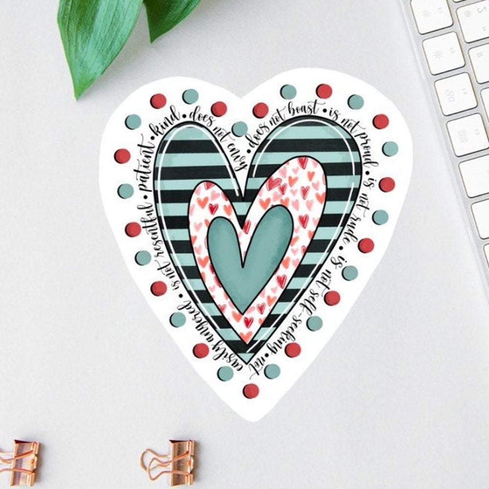 KIRAKIRA Love Is Sticker, Affirmation Stickers, Laptop Sticker, Water ...