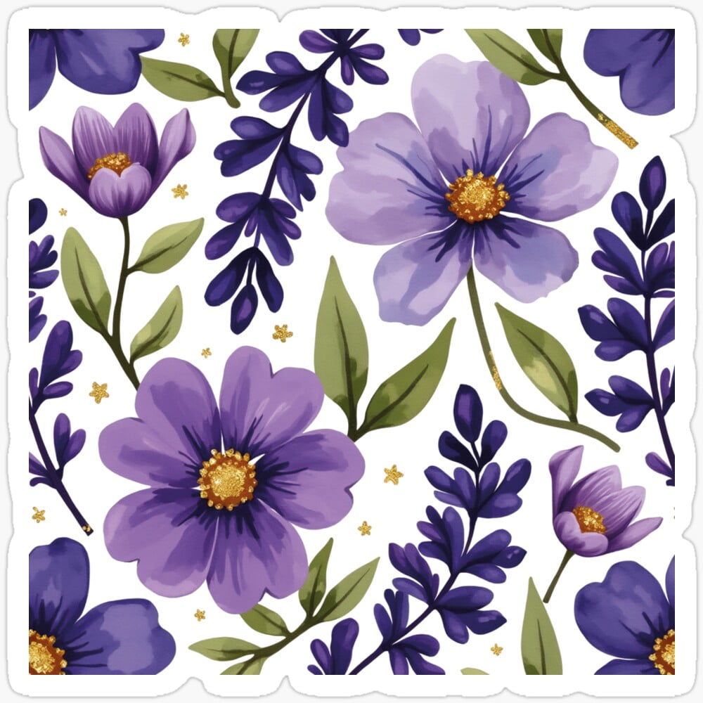 KIRAKIRA Luke 12:27 Sticker or Magnet | Consider How The Wildflowers ...