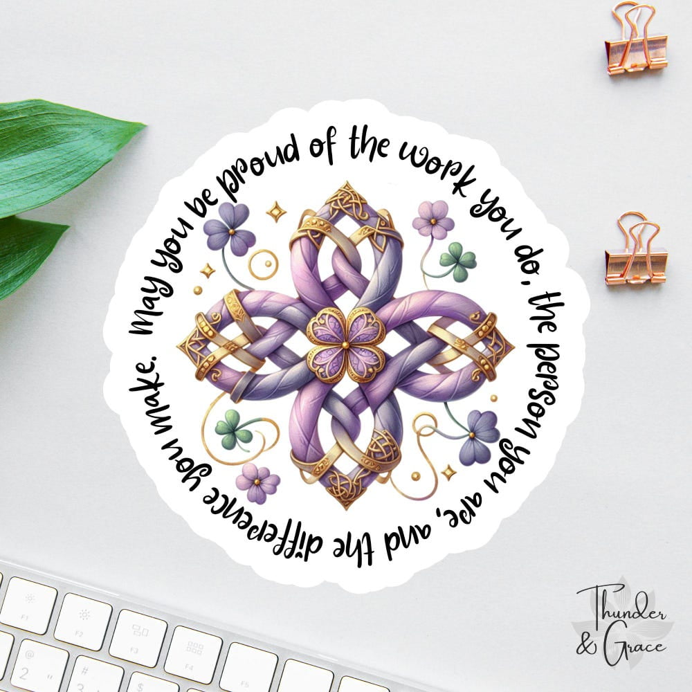 KIRAKIRA May You Be Proud Of The Work You Do Stickers, Social Worker ...