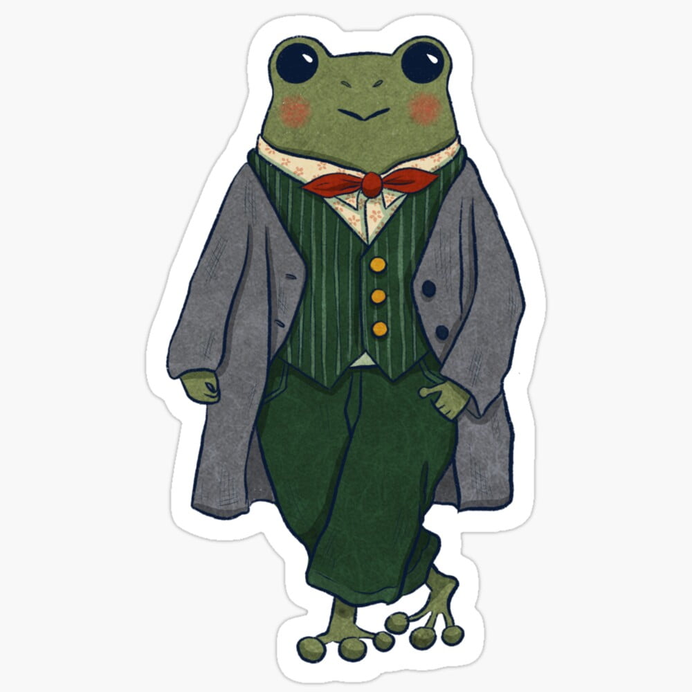 KIRAKIRA Mr. Frog - Dapper Sticker. Single, trio, or squad — Collect ...