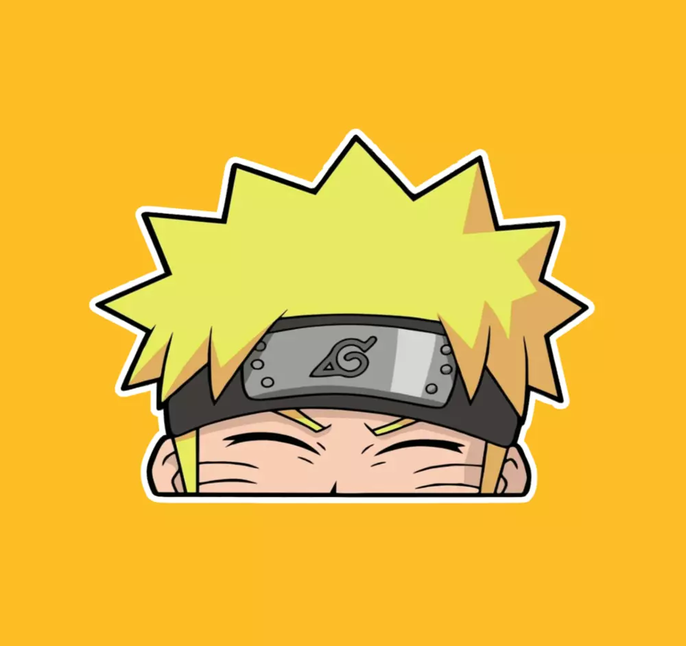 KIRAKIRA Naruto Peeker Sticker - Walmart.com