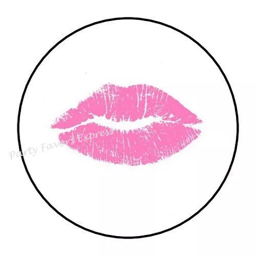 KIRAKIRA PINK LIPS KISS STICKERS PARTY FAVORS - Walmart.com